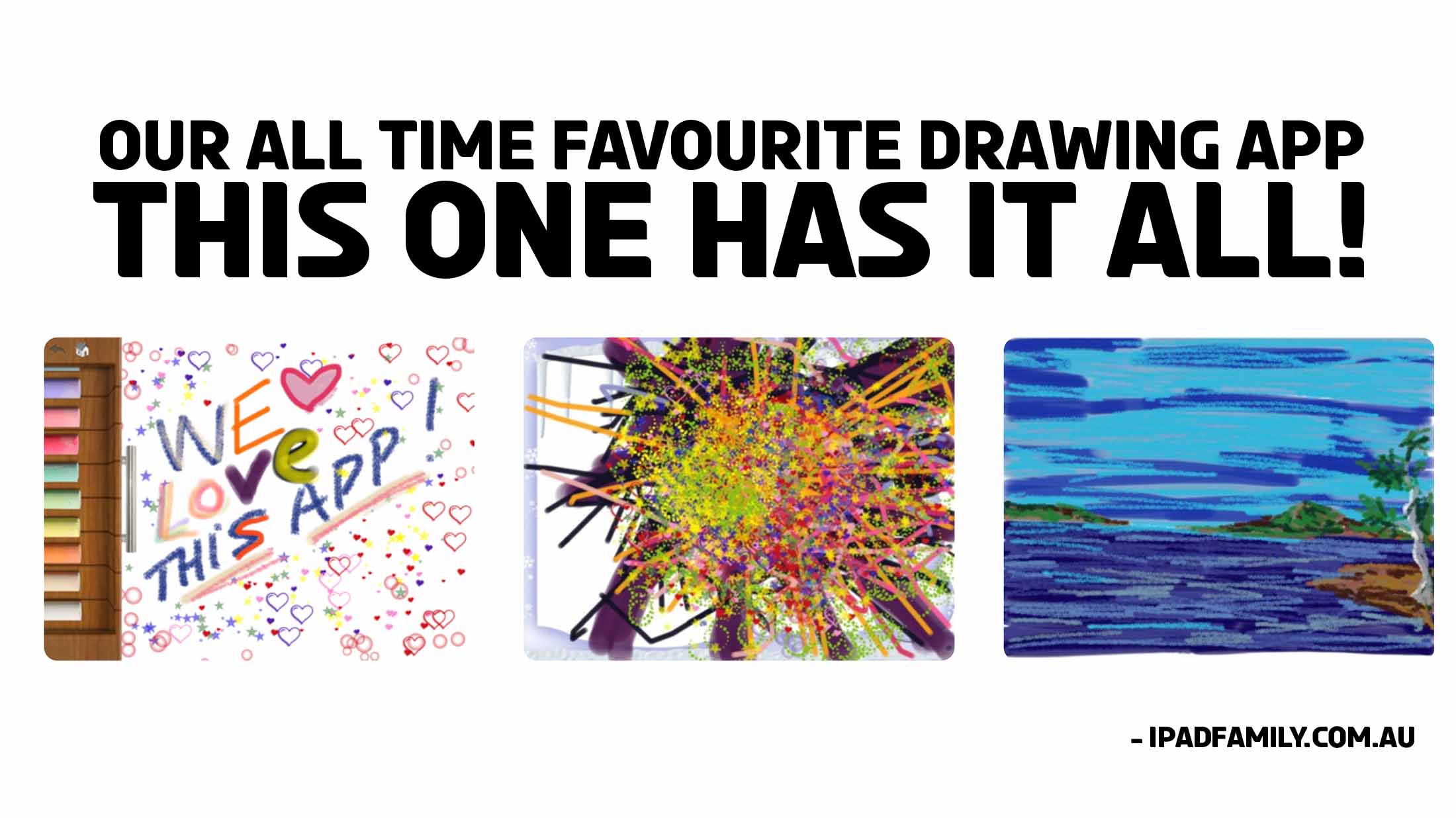 Review of Drawing Pad app by IPADFAMILY.com.au – DrawingPadApp